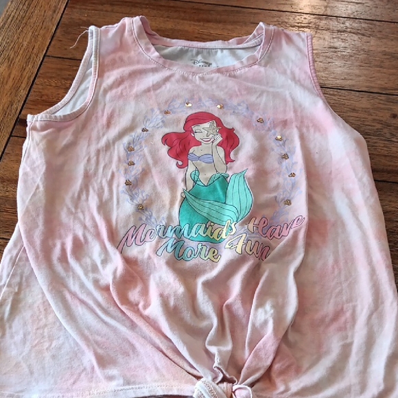 Disney | Shirts & Tops | Disney Princess Pink And White Tank Top | Poshmark